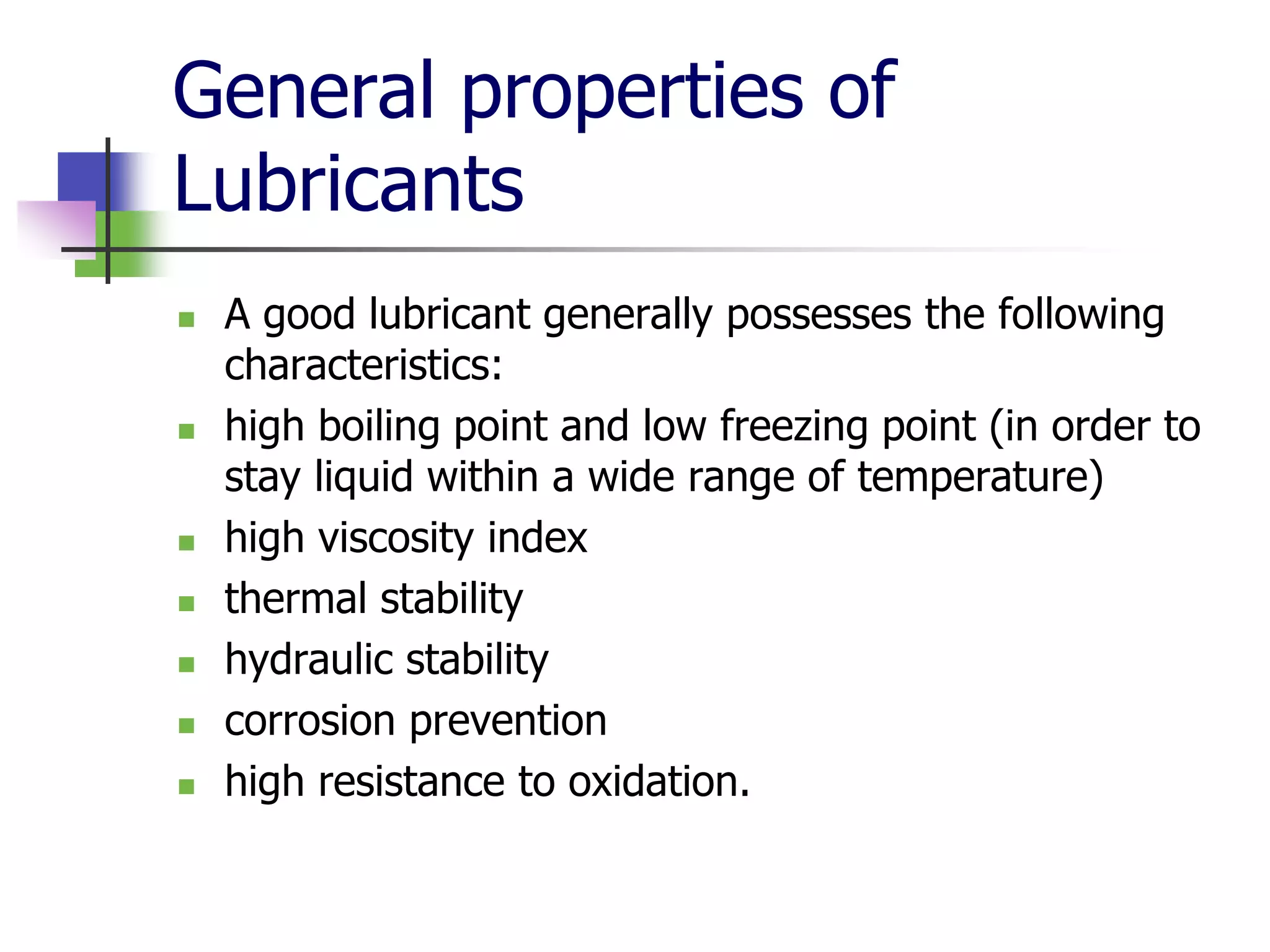 Lubrication | PPTX