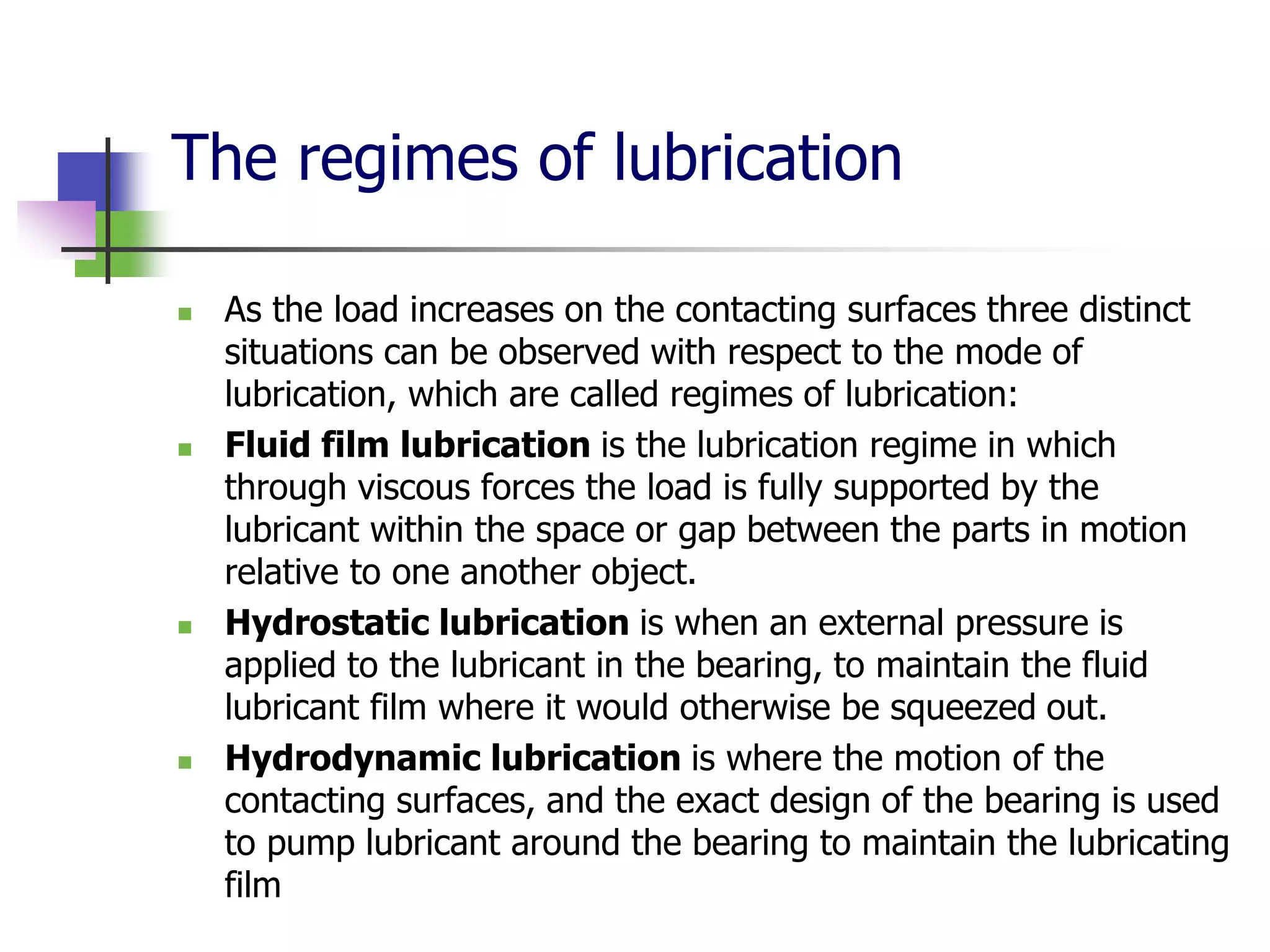 Lubrication | PPTX