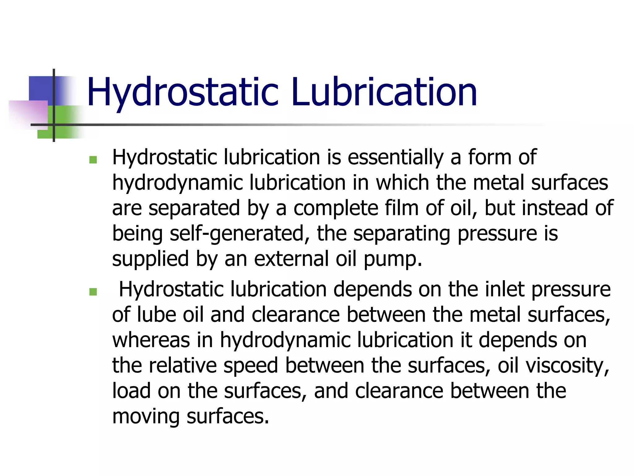 Lubrication | PPTX