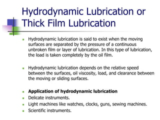 Lubrication | PPTX