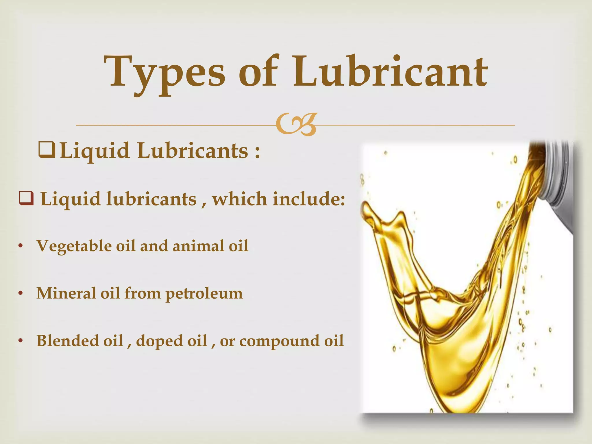 Lubrication | PPTX