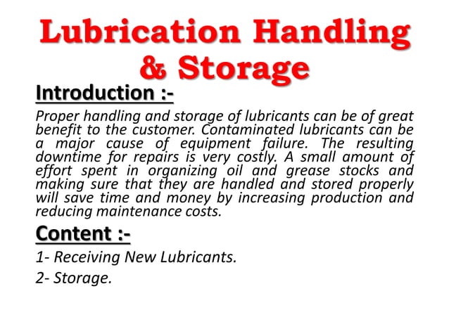 Lubrication | PPTX | Physics | Science