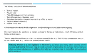Lubrication and it's types and properties of the libricabt | PPT