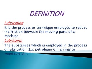 Lubrication | PDF