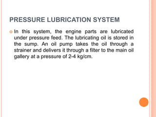 Lubrication and cooling system | PPTX