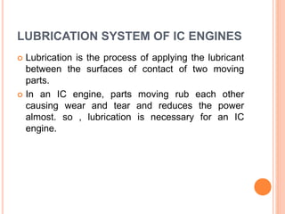 Lubrication and cooling system | PPTX