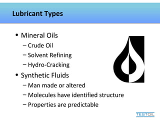 Lubrication Fundamentals: Lubricating Oil Basics | PPT