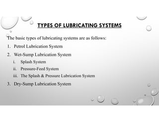 Lubrication system | PDF