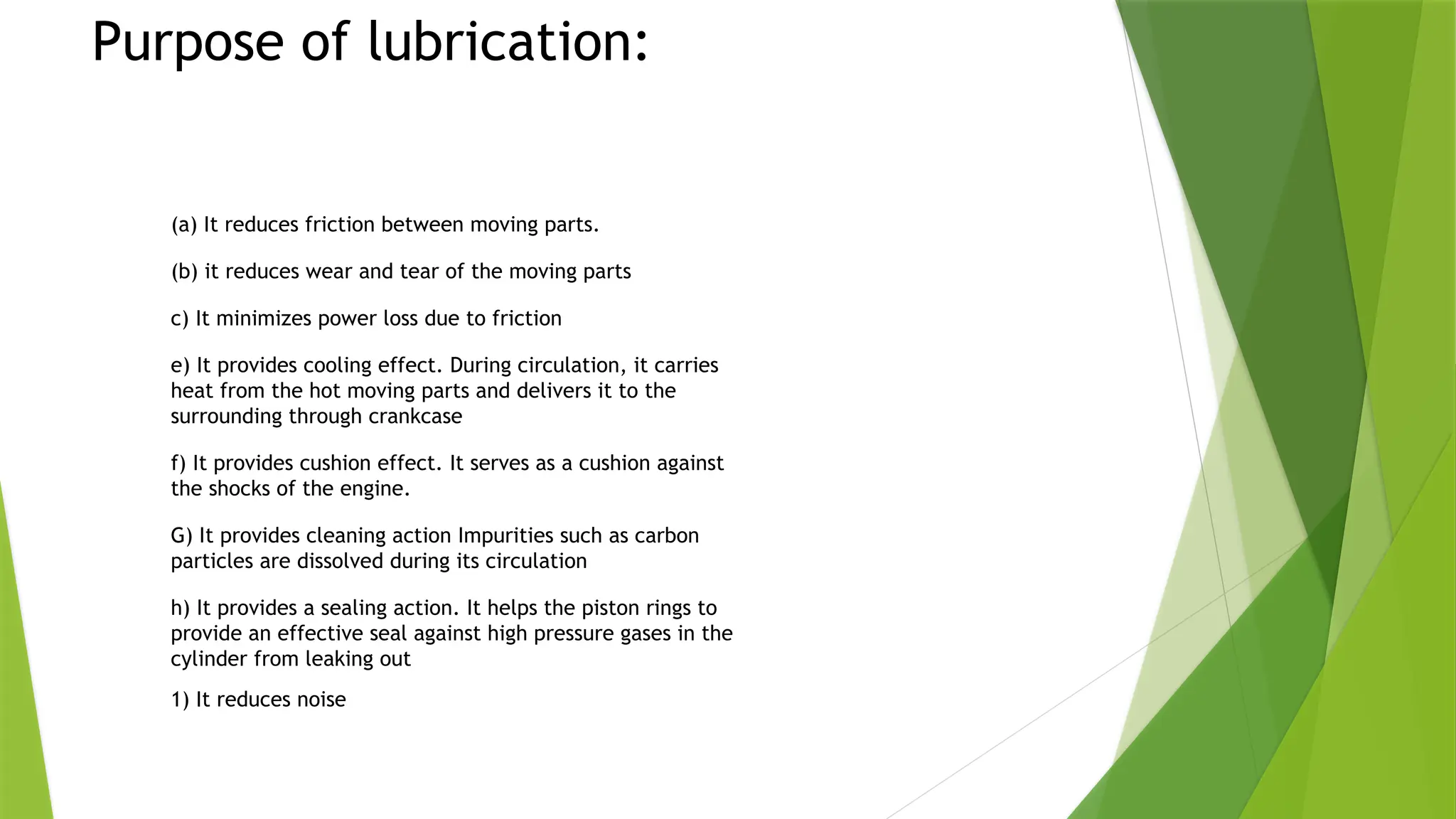 lubrication system ppt.pptx system for cooling | PPTX