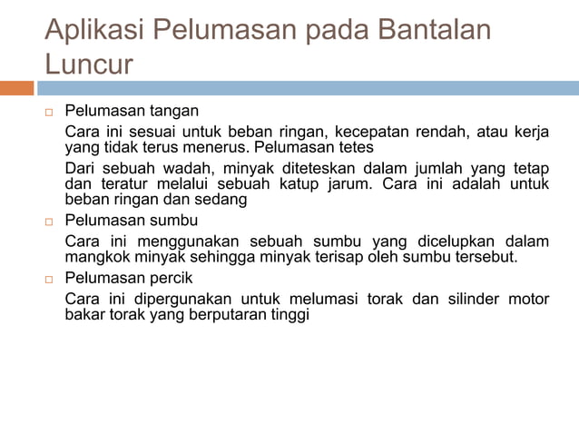 Lubrikasi | PPT