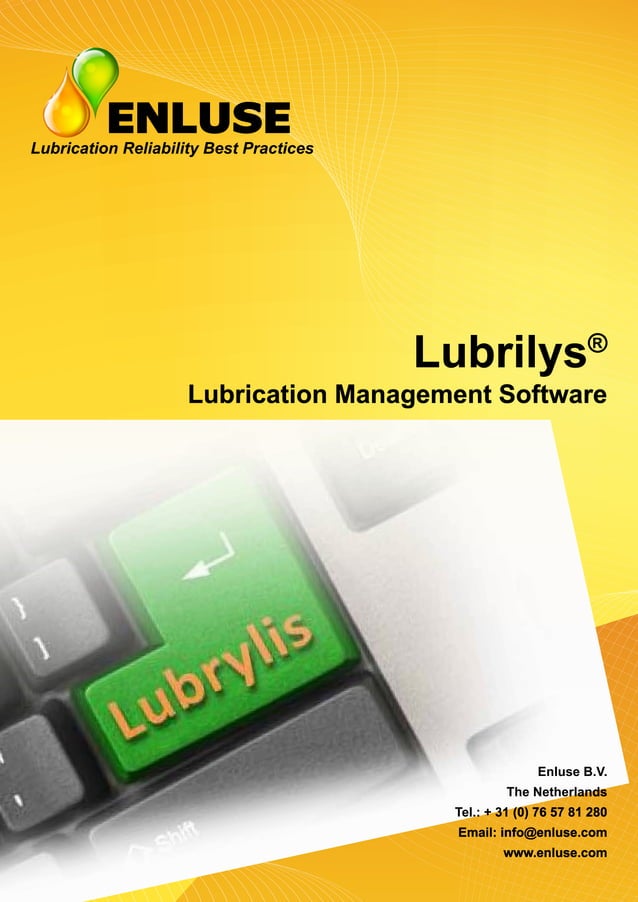 LUBRILYS - LUBRICATION MANAGEMENT SOFTWARE | PDF