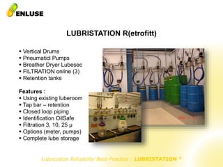 Lubristation - lubrication storage, conditioning and distribution ...