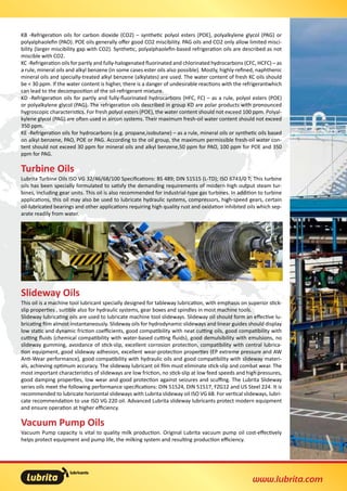 LUBRITA Europe B.V. brochure - industrial lubricants | PDF