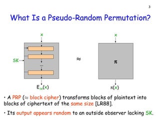 Threshold and Proactive Pseudo-Random Permutations | PPT