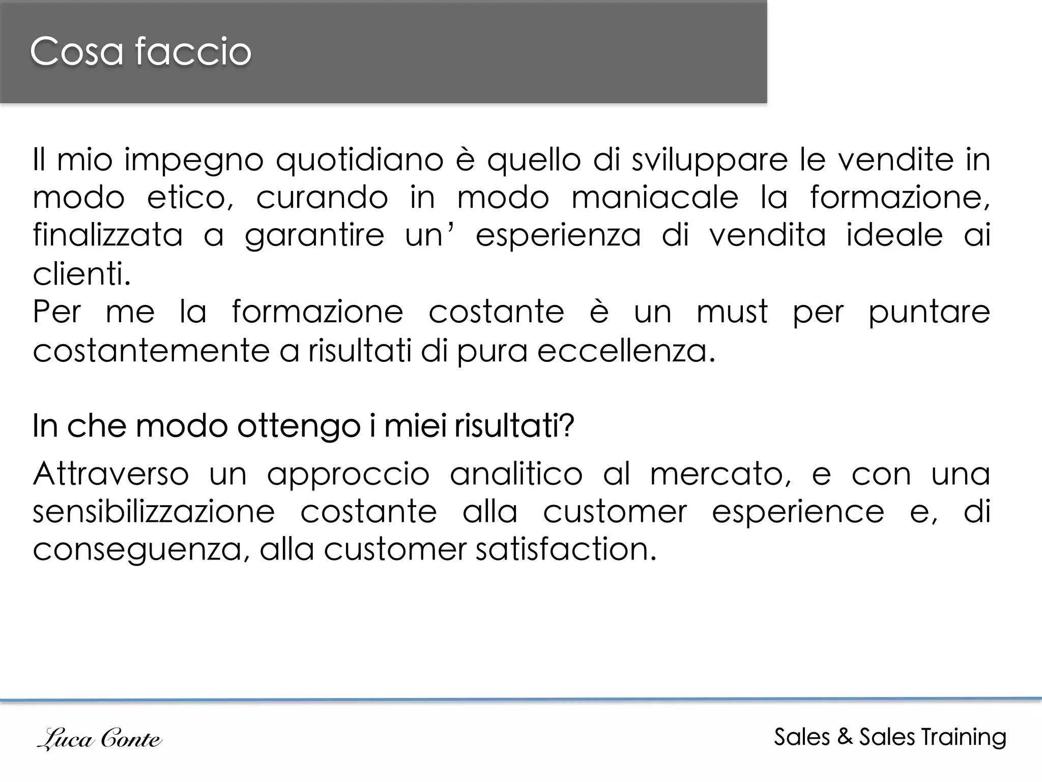 Luca Conte_ Sales & Sales Trainer | PPT