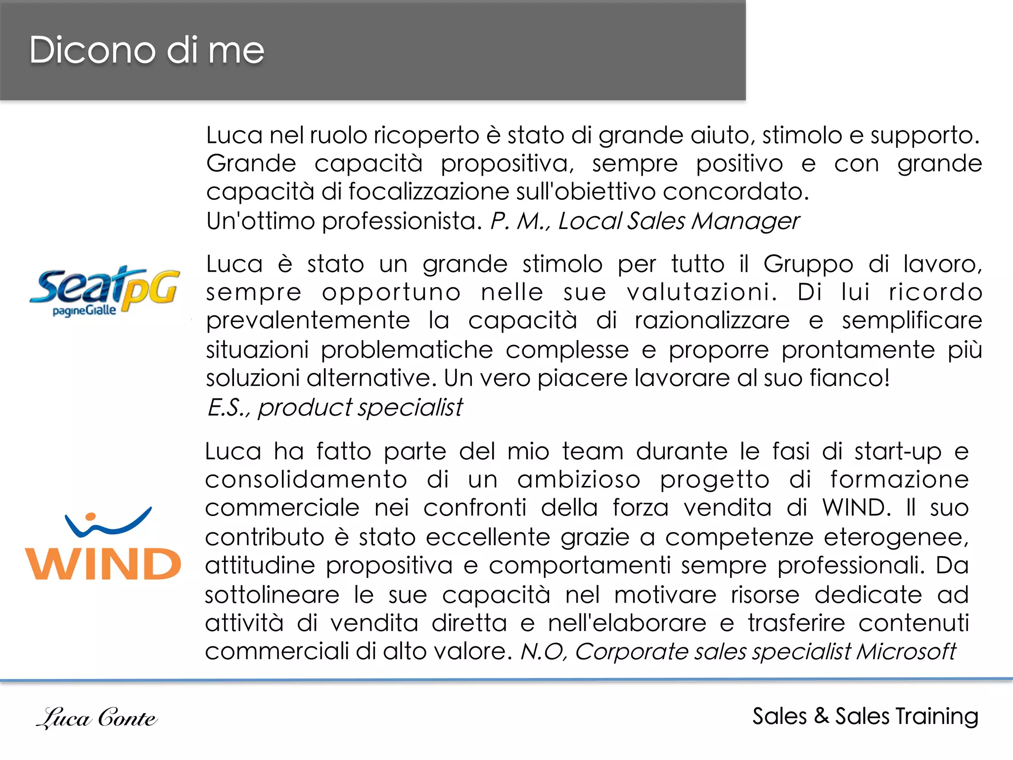 Luca Conte_ Sales & Sales Trainer | PPT