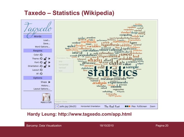 Luca Giuliano - Data visualization | PPT