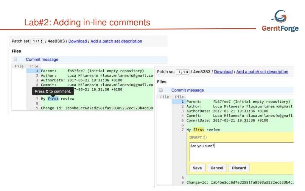 Stable master workflow with Gerrit Code Review