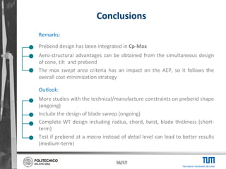 Integration of prebend optimization in a holistic wind turbine design ...