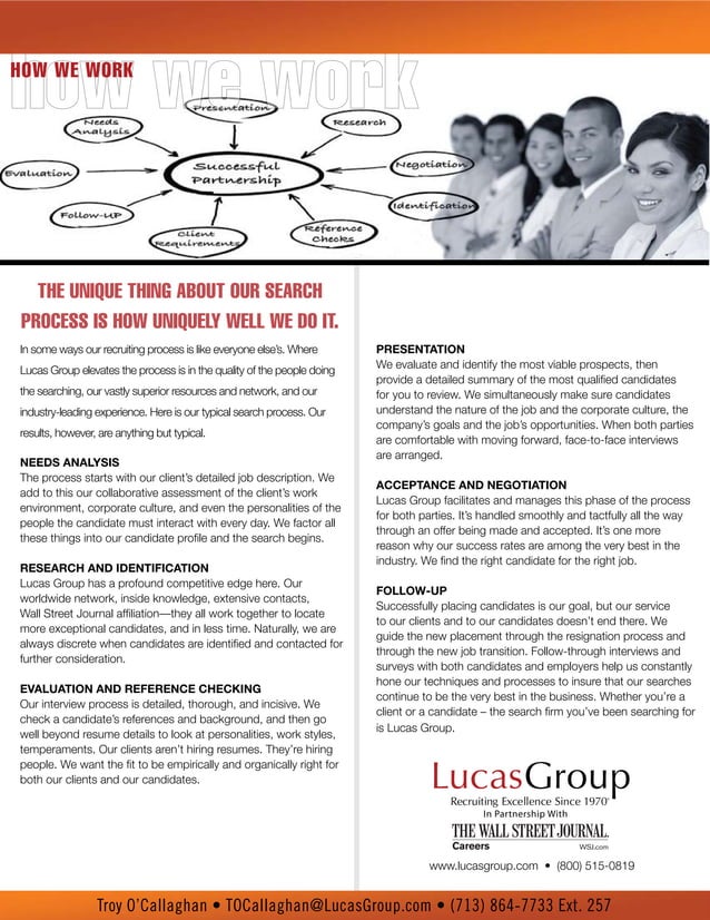 Lucas Group How We Work | PDF