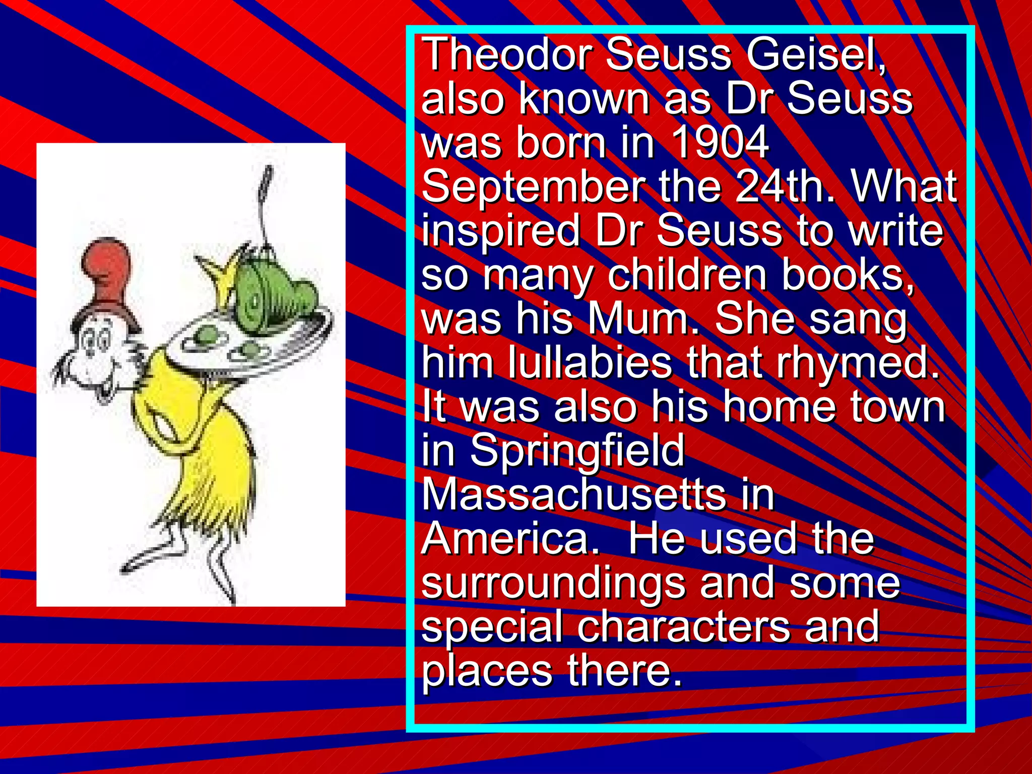 Lucas's Dr Seuss Slide Show | PPT