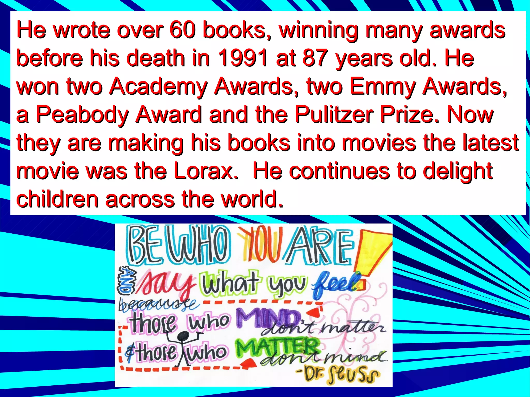 Lucas's Dr Seuss Slide Show | PPT