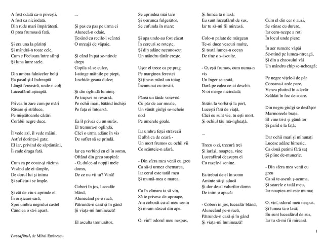 Luceafarul | PDF