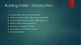 Lucene - The Powerful Information Retrieval Library | PPT