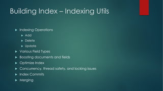 Lucene - The Powerful Information Retrieval Library | PPT