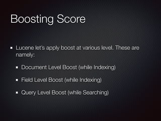 Lucene | PPT