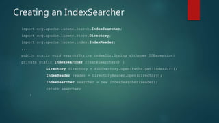 Apache Lucene Basics | PPTX