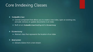 Apache Lucene Basics | PPTX