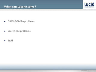 Bet you didn't know Lucene can... | PPTX | Search | Internet