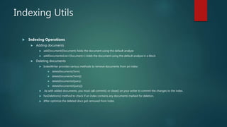 Lucene indexing | PPTX