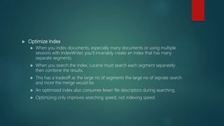 Lucene indexing | PPTX
