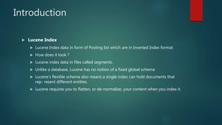 Lucene indexing | PPTX