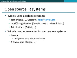 Introduction to Information Retrieval using Lucene | PPTX