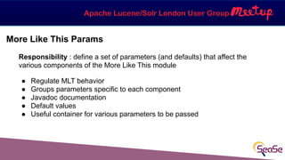 How the Lucene More Like This Works | PPT