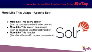 How the Lucene More Like This Works | PPT