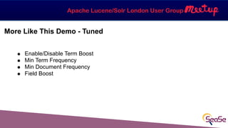 How the Lucene More Like This Works | PPT
