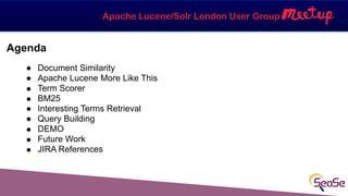 How the Lucene More Like This Works | PPT