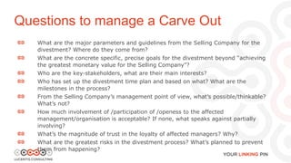 LUCENTIS CONSULTING Carve Out Framework V1.0 | PPTX