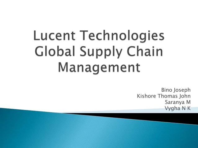 Lucent Technologies | PPTX