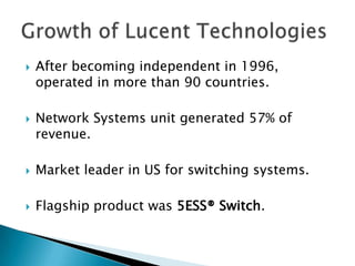 Lucent Technologies | PPTX
