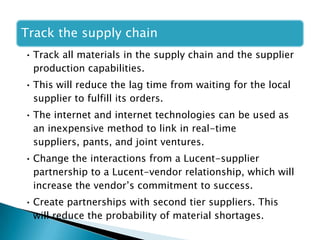 Lucent Technologies With Analysis | PPTX