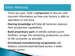 Lucent Technologies With Analysis | PPTX