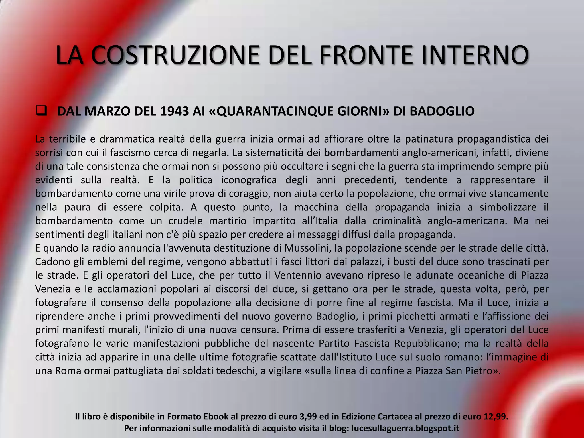 Luce sulla guerra. La fotografia di guerra tra propaganda e realtà ...