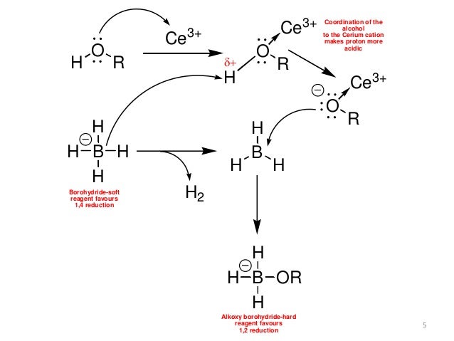 Luche reduction (NaBH4 - CeCl3) or Luche reagent