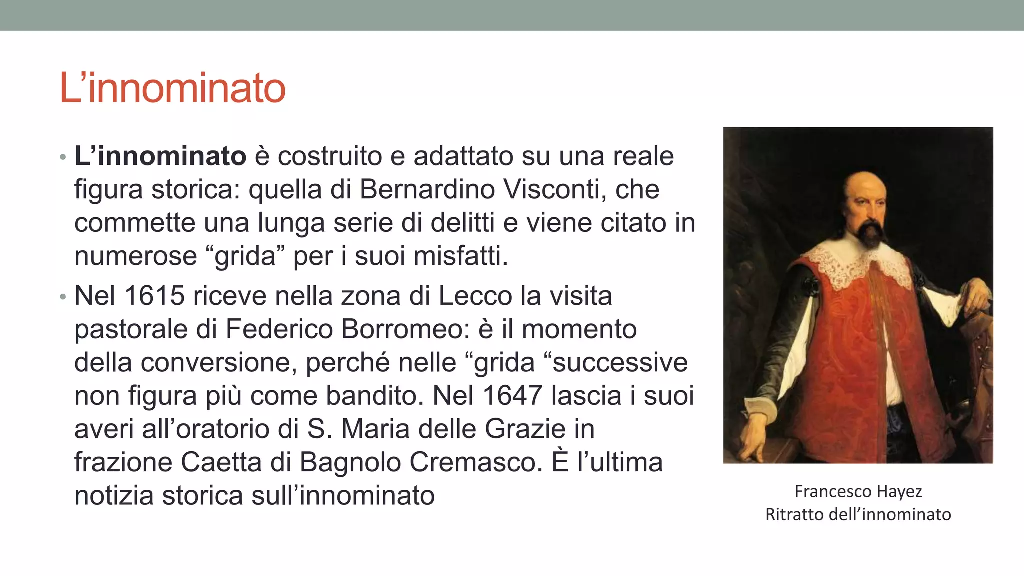Lucia e l'Innominato | PPTX