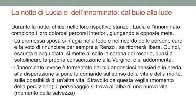 Lucia e l'Innominato | PPTX | Christianity | Religion & Spirituality